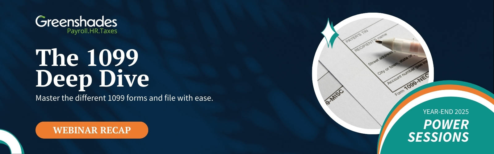 The 1099 Deep Dive: Webinar Recap